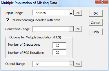 Regression with Missing Data | Real Statistics Using Excel