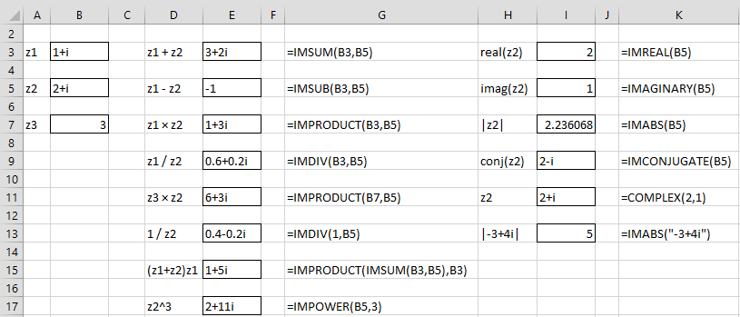 complex-number-operations-excel | Real Statistics Using Excel